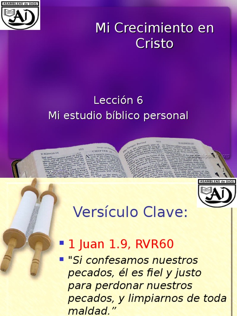 Mi Estudio Biblico Personal | PDF | Cristo (título) | Pecado