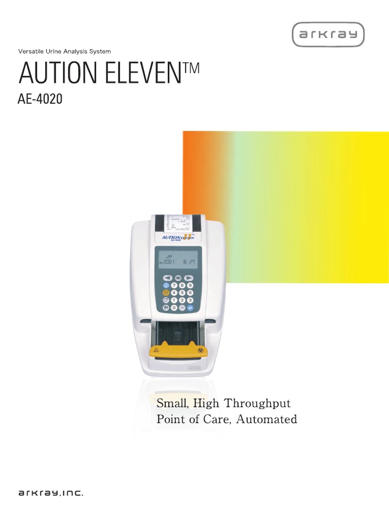 Arkray Aution Eleven | PDF