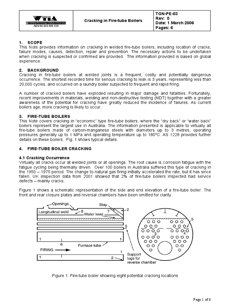 Cracking in Fire-Tube Boilers | PDF | Fracture | Fracture Mechanics