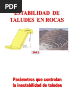 Partes de Un Talud Informe de Taludes | PDF | Agua subterránea | Estrato
