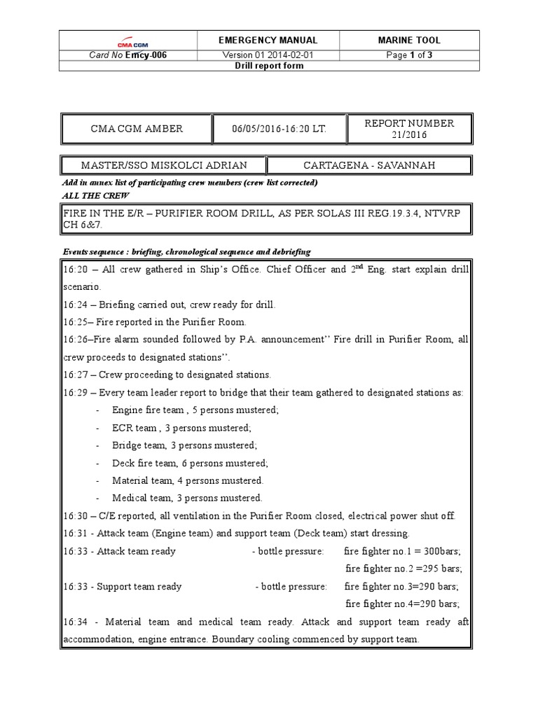 Fire, Explosion - Drill | PDF | Firefighter | Fires