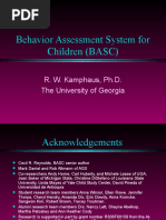 BASC-3 Rating Scales Report Sample With EDQs | PDF | Mental Disorder ...