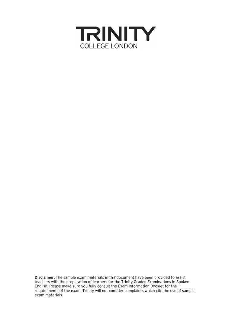 GESE 7 9 Sample Interactive Prompts | PDF