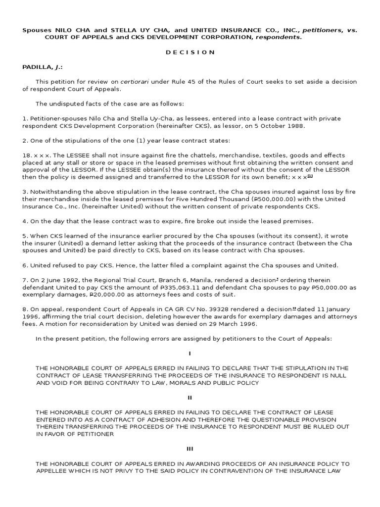 Insu Cases Insu | PDF | Mortgage Law | Insurance