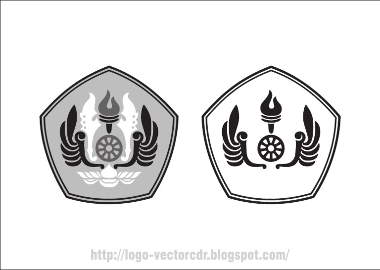 Logo-Unpad (Universitas Padjajaran) Hitam Putih | PDF