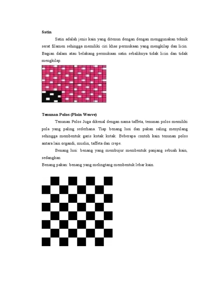 Tenunan Satin | PDF | Griya & Taman