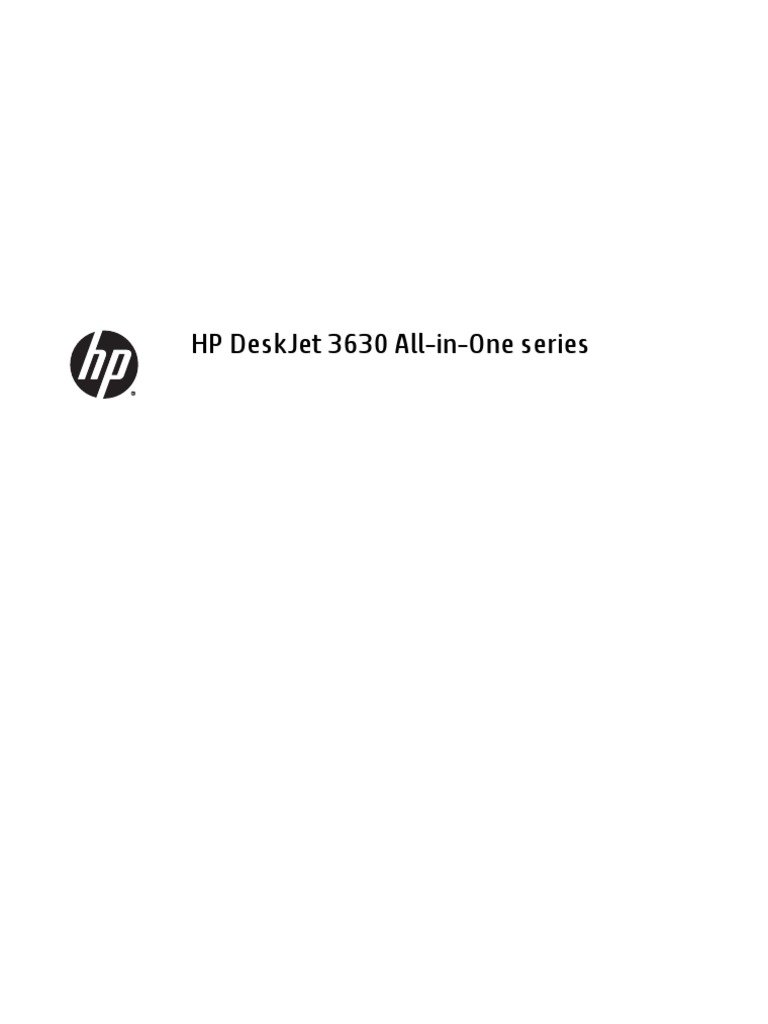 HP Deskjet 3630 UserGuide | PDF | Printer (Computing) | Wi Fi