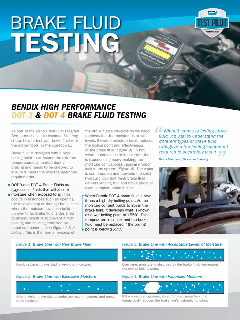Bendix Brake Fluid Testing Technical Bulletin PRJ 05385 2015 | PDF ...