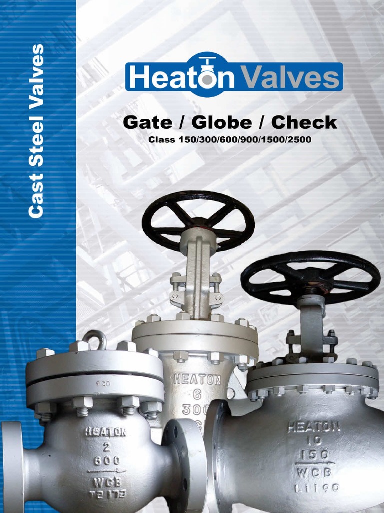 Heaton Cast Steel Gate, Globe Valves 1 (Email) | PDF