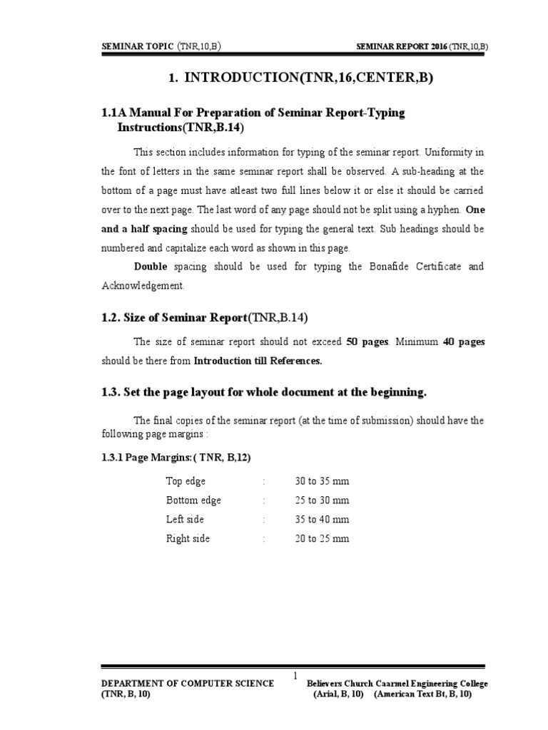 Introduction (TNR, 16, Center, B) : 1. 1.1A Manual For Preparation of ...