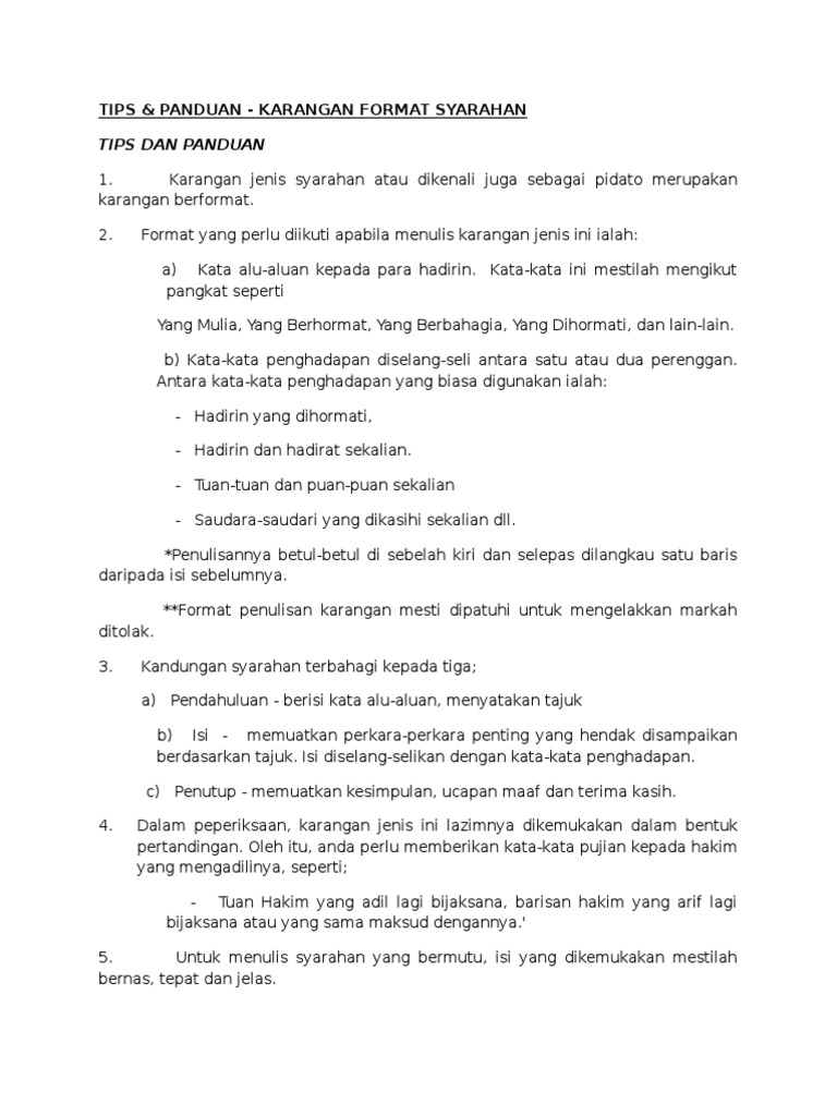 Tips Karangan Spm Pdf