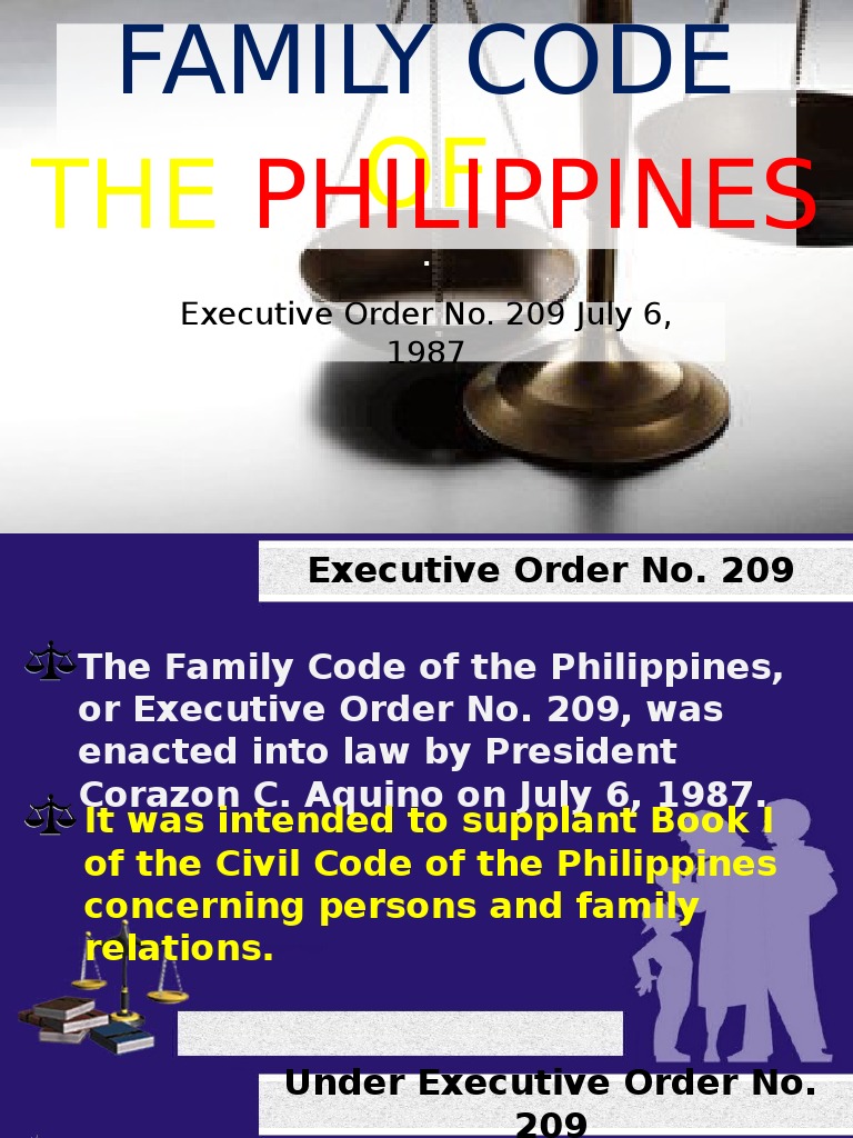 Overview of the Philippine Family Code | PDF | Legitimacy (Family Law ...