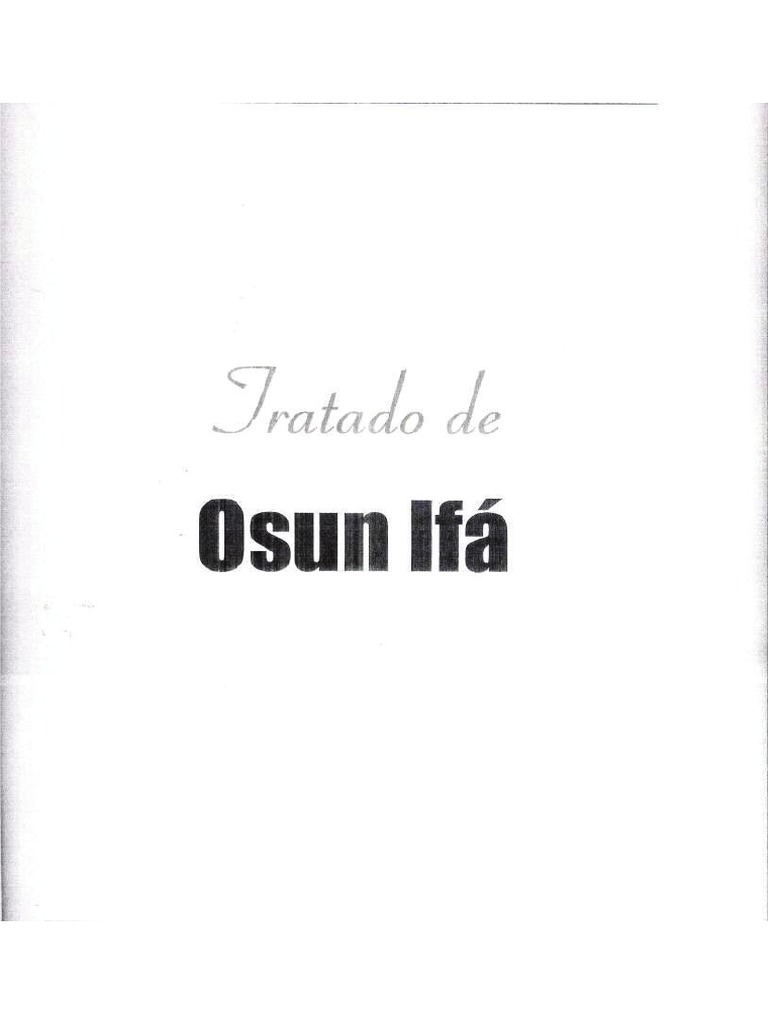 Tratado de Osun Ifa | PDF