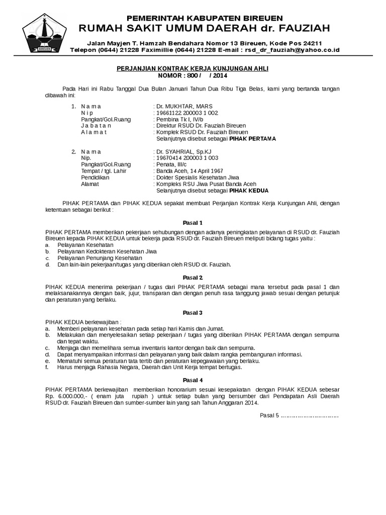 Dr. Syahrial, SP - KJ | PDF