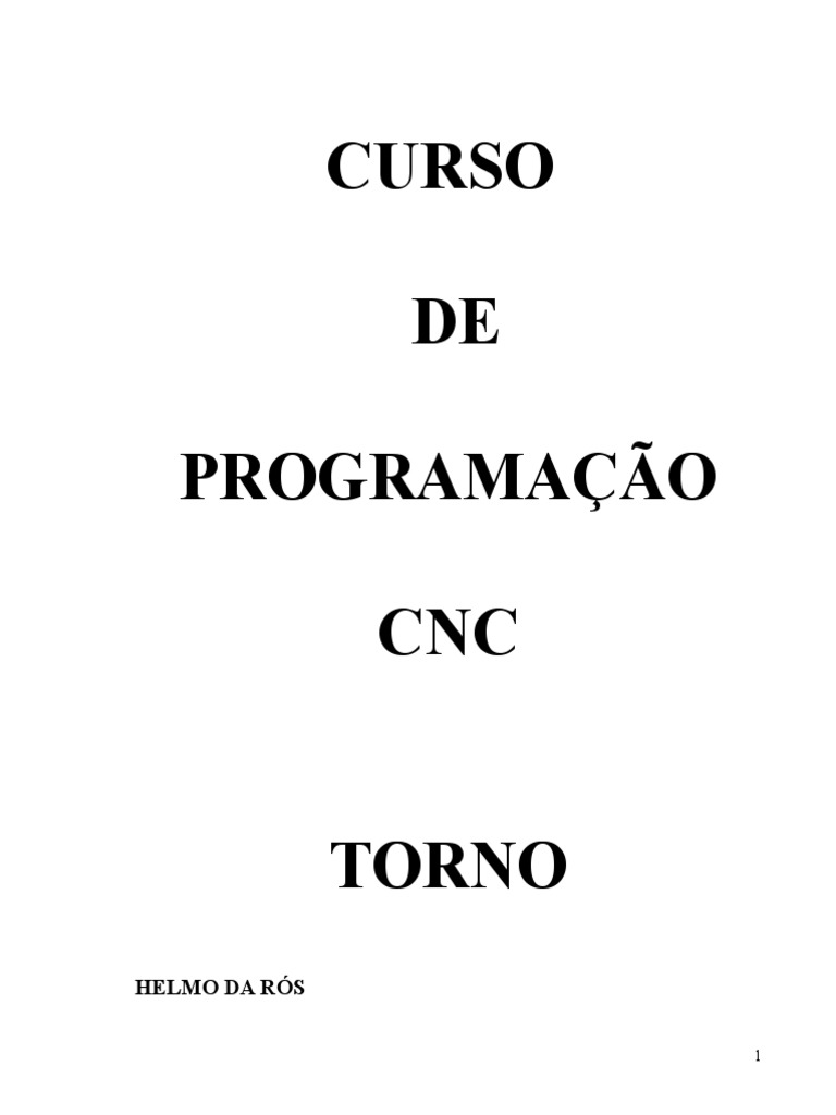 Curso de Programação CNC Torno | PDF | Triângulo | Sistema de ...