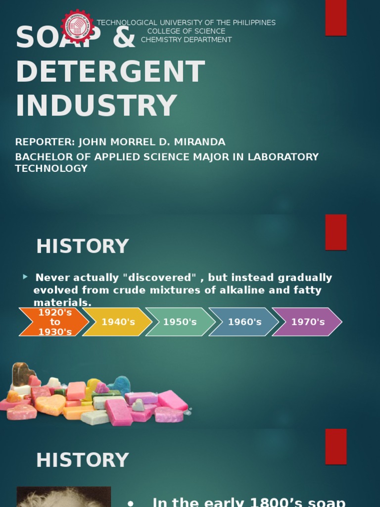 Chemistry of Soap and Detergents | PDF | Surfactant | Soap
