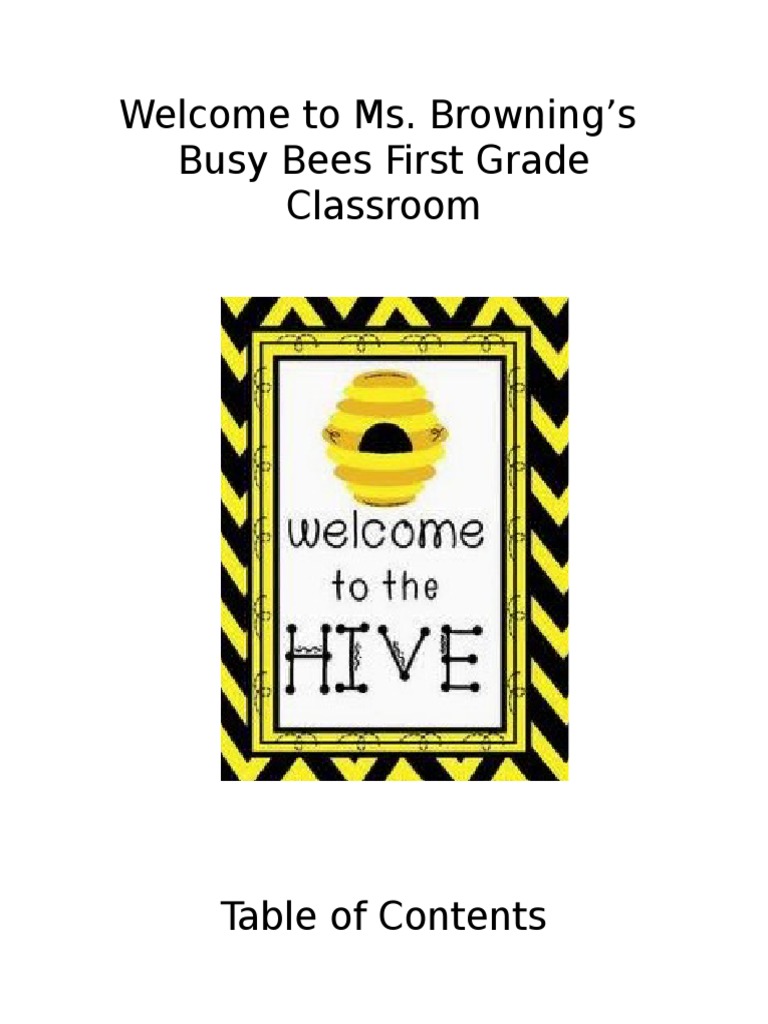 First Grade Classroom Organization Guide | PDF