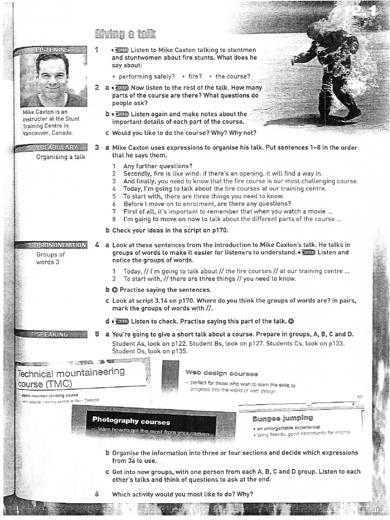 English Unlimited - B1+ - Unit 12 | PDF