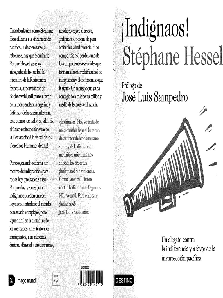 Indignaos Stephane Hessel PDF | PDF