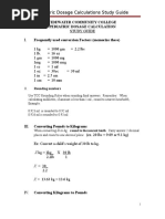 Pediatric Practice Math Problems Answer Key | PDF | Dose (Biochemistry ...