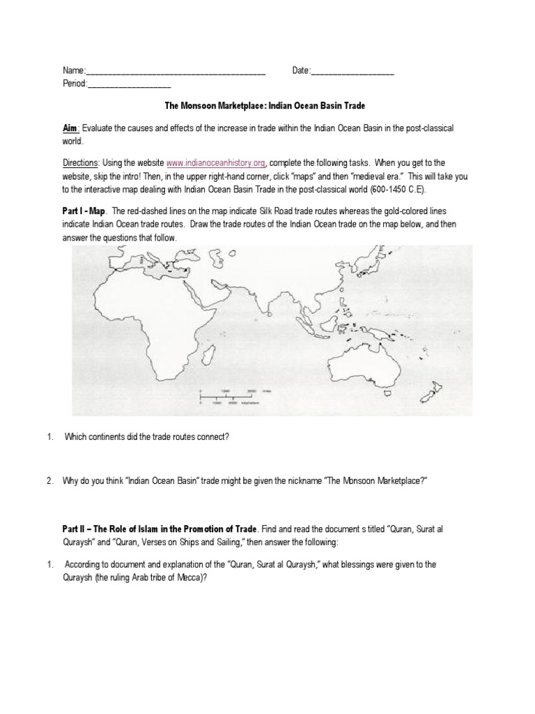 Indian Ocean Trade | PDF | Social Science | Travel