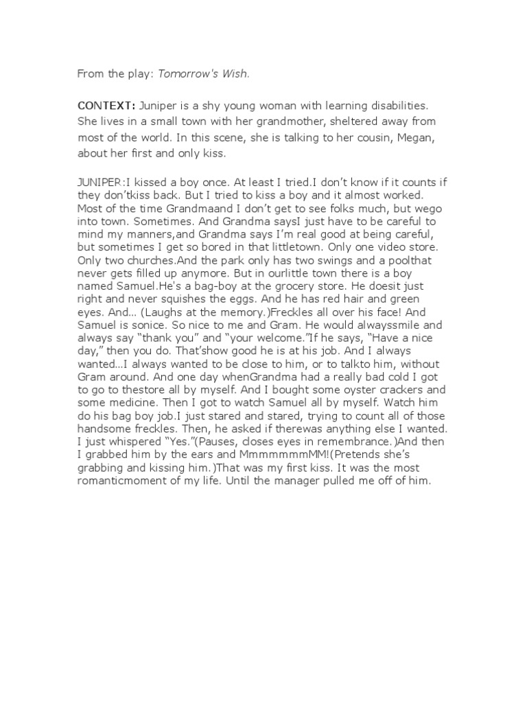 Juniper's Monologue | PDF