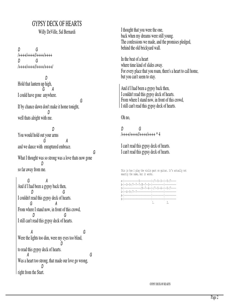 Gypsy Deck of Hearts - CL | PDF