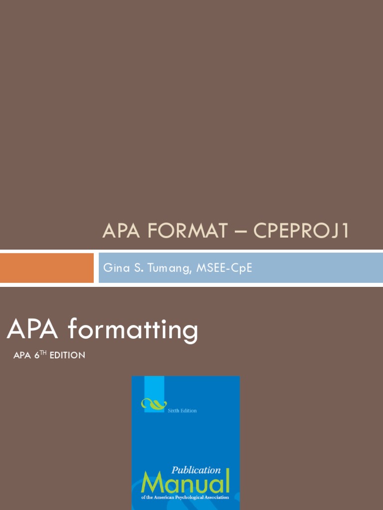 APA Format | PDF | Digital Object Identifier | Apa Style
