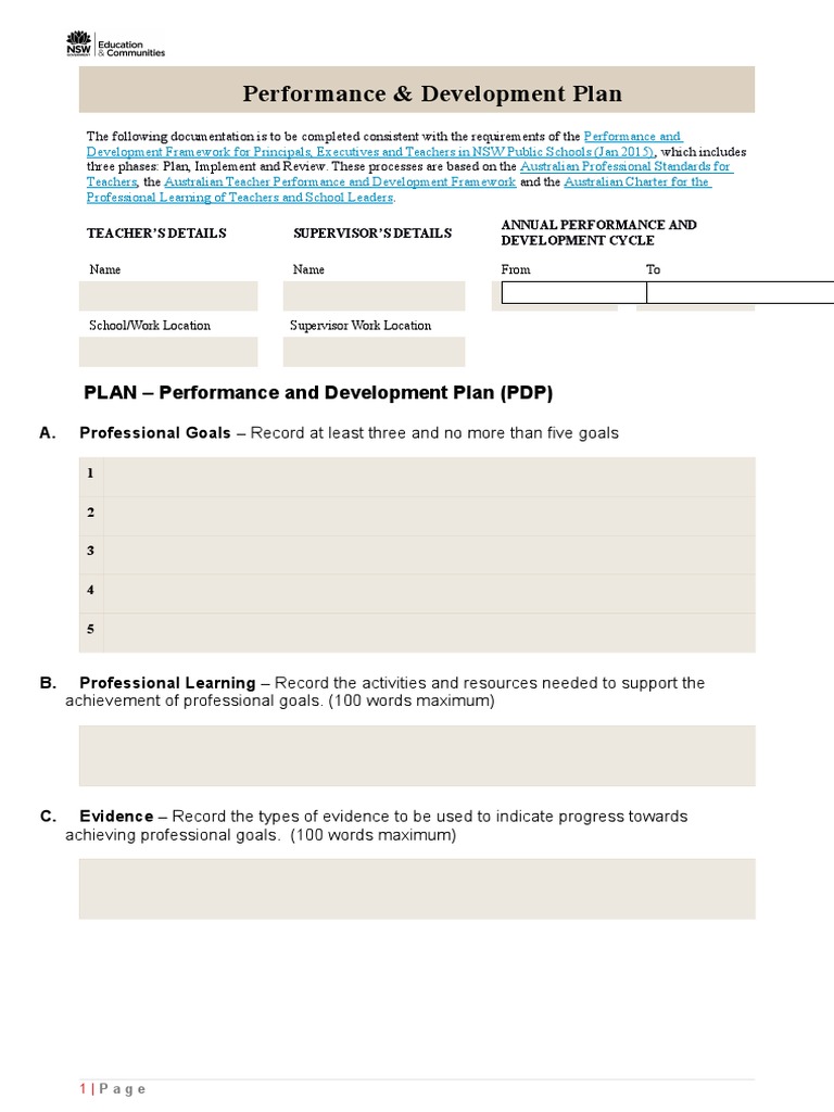 PDP Teacher Template 1 1 | PDF | Software Development Process ...