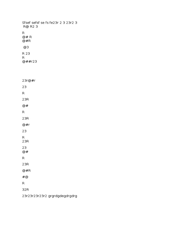 Sfsef Sefsf Se Fs Fe23r 2 3 23r2 3 R@ R2 3 R @# R @#R @3 R23 R @##r23 | PDF