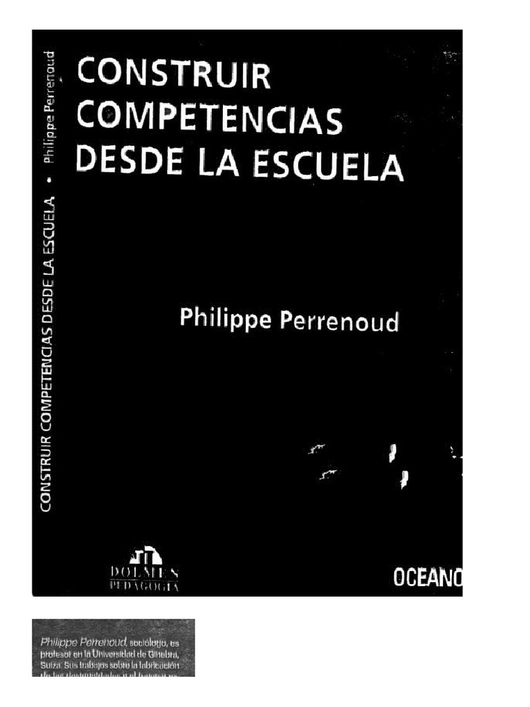 Philippe Perrenoud | PDF | Conocimiento | Aprendizaje