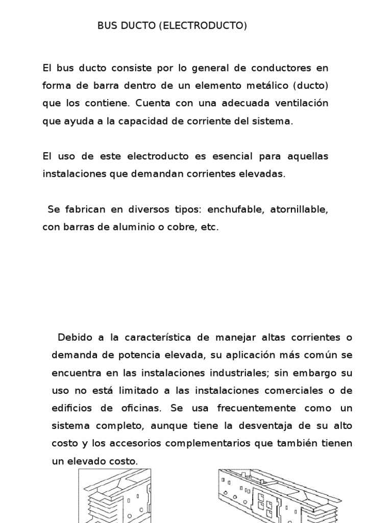 Tipos y Uso del Electroducto Eléctrico | PDF | Transmisión de energía ...