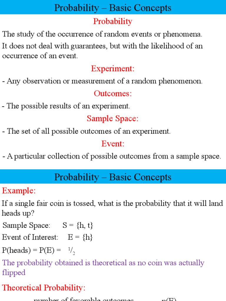 Probability 2 | PDF | Probability | Experiment