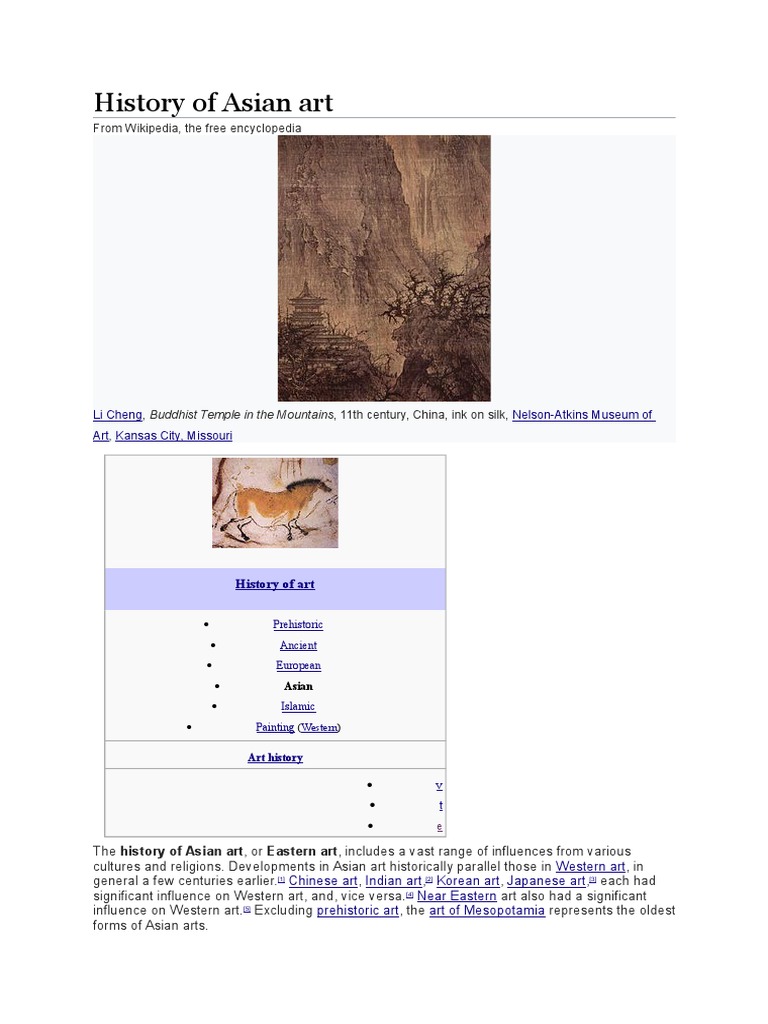 History of Asian Art | Download Free PDF | Sculpture | Paintings