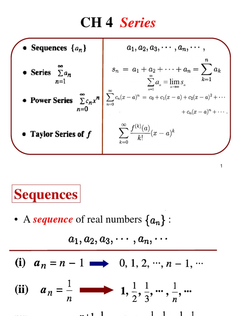 Series: N N N N | PDF | Series (Mathematics) | Power Series