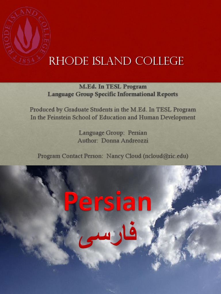 Persian | PDF | Syllable | Persian Language