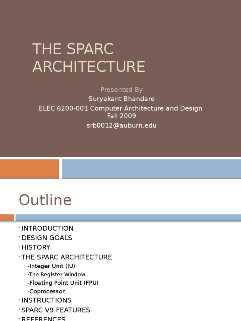 The Sparc Architecture | PDF | 64 Bit Computing | Subroutine