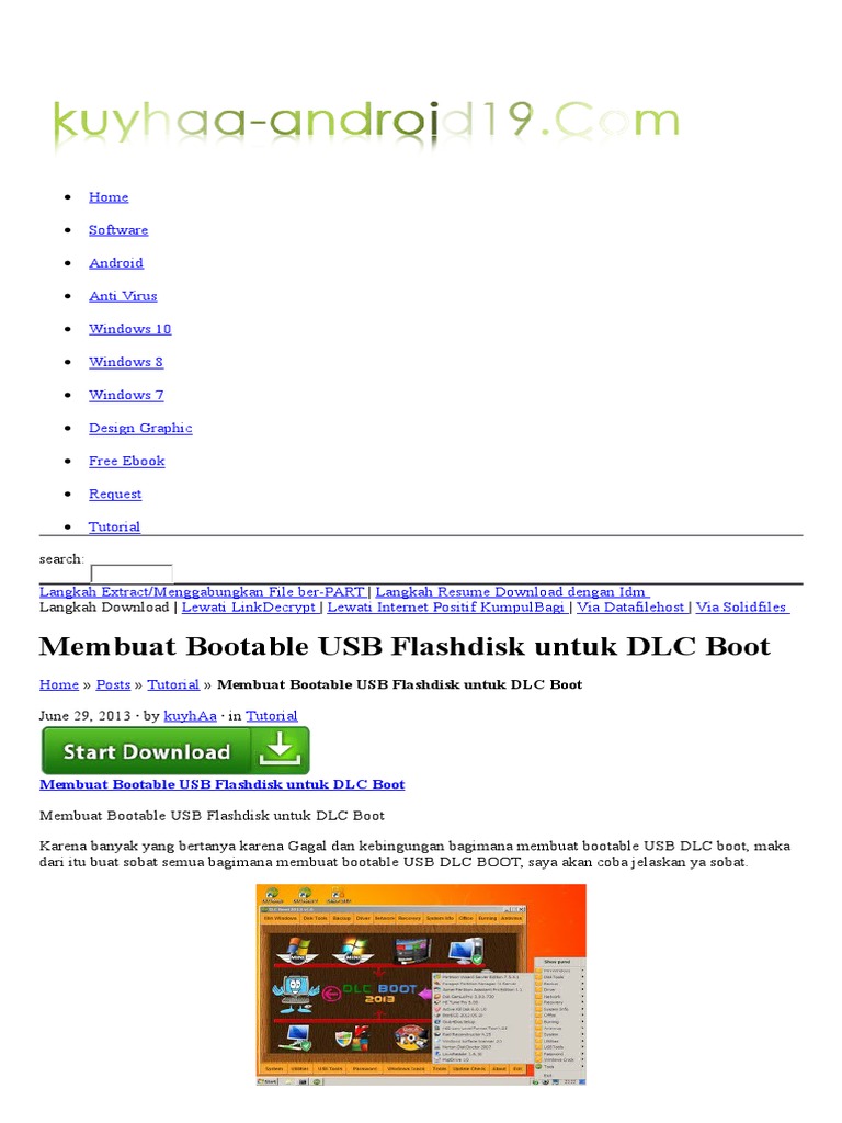 Membuat Bootable DLC | PDF