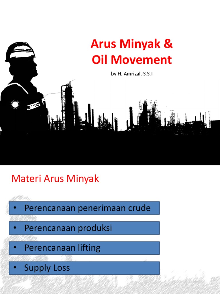 Oil Movement & Arus Minyak | PDF