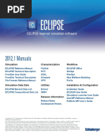 Eclipse User Guide | PDF | Nonlinear System | Simulation