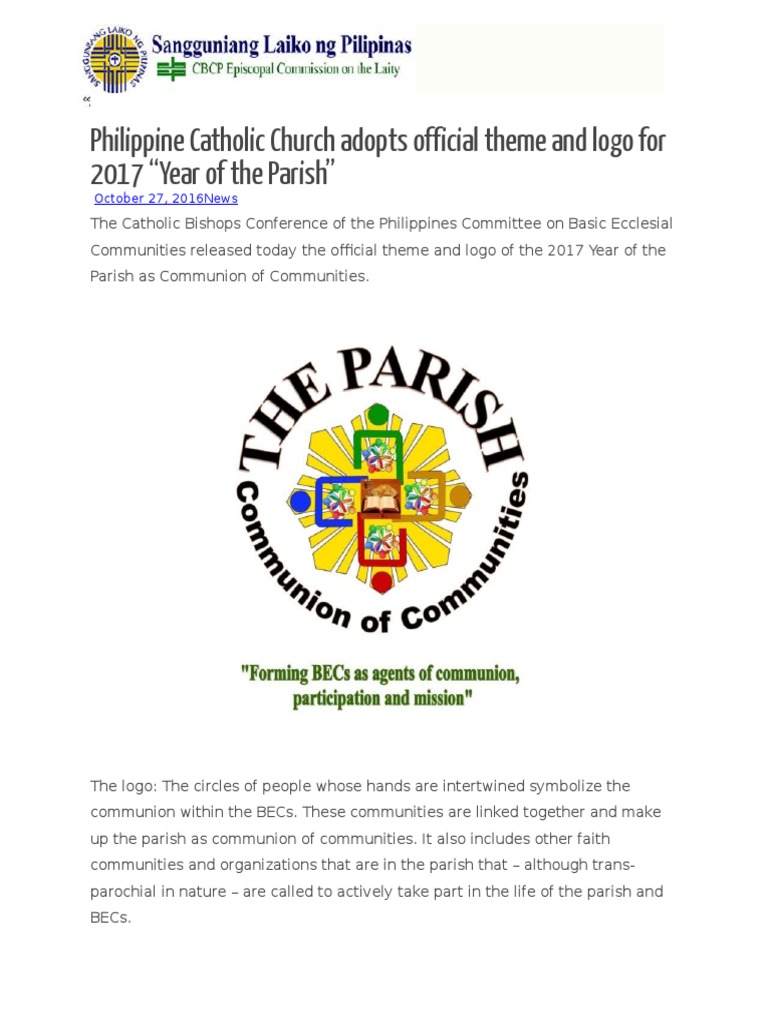 Year of Parish Logo | PDF