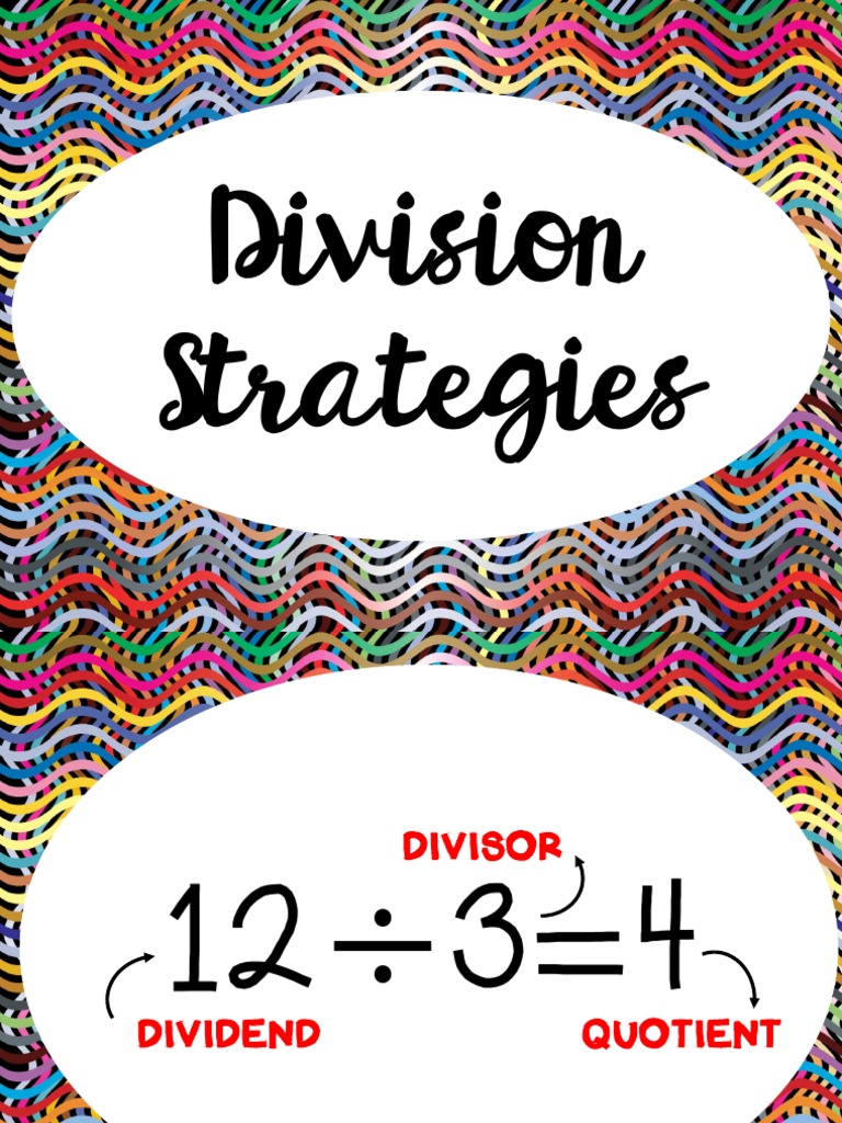 Division Strategies for Grades 2-4 | PDF | Career & Growth | Teaching ...