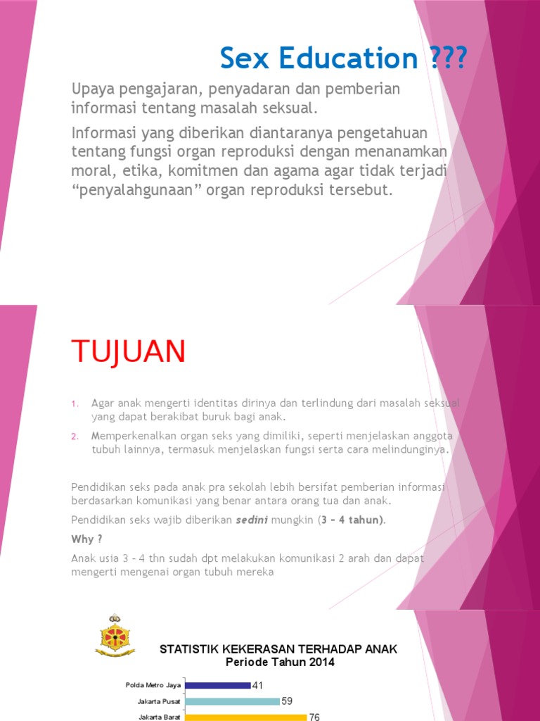 Penyuluhan Pendidikan Sex Anak Usia Dini | PDF