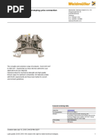 Weidmüller WDU 2.5 Technical Data Sheet | PDF | Manufactured Goods ...