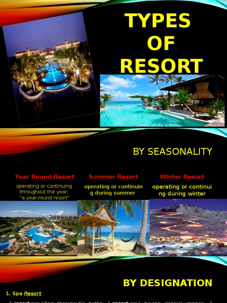 Types of Resort | PDF | Resort | Hotel