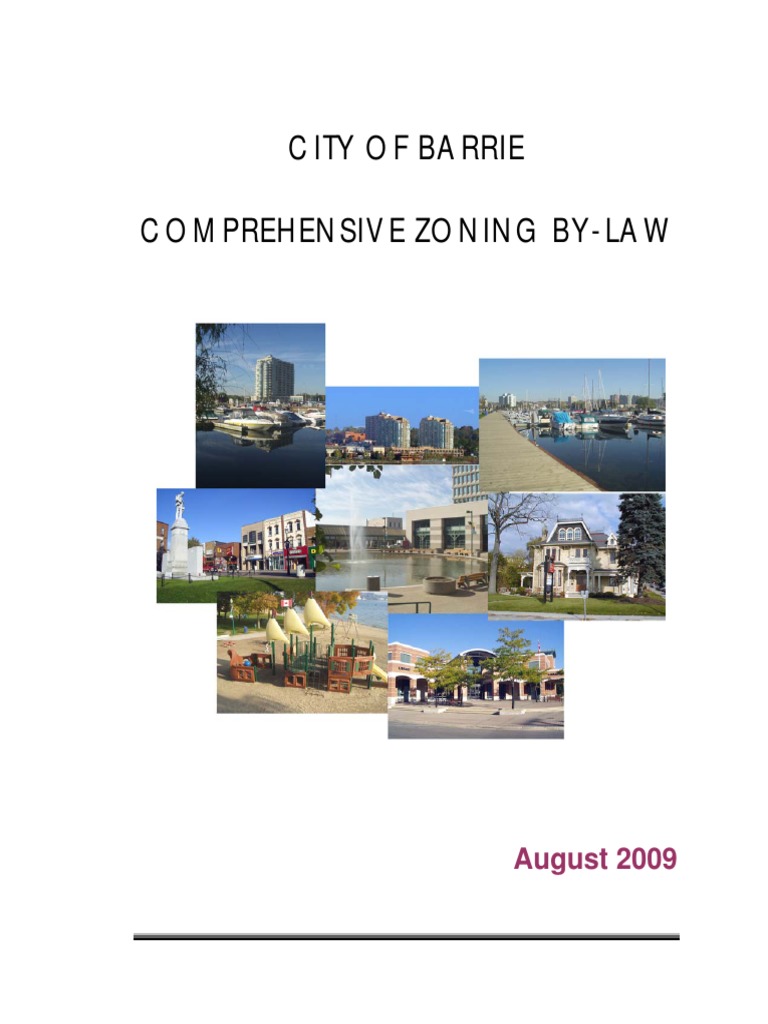 Barrie Zoning By-Law 2009-141 120413 | PDF | Group Home | Roof