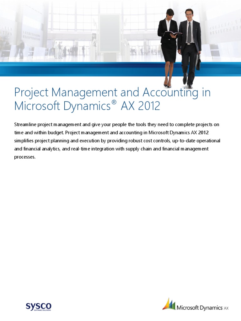 Project Management and Accounting in Microsoft Dynamics AX 2012 | PDF ...