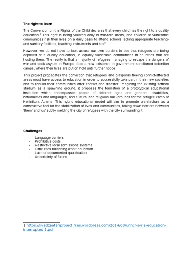 The Right To Learn | PDF