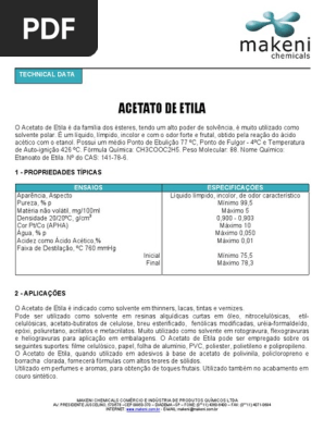 Formula Estrutural De Acetato De Etila