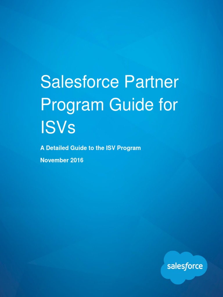 Is V Partner Program Guide Py 2017 | PDF | Salesforce.Com | Cloud Computing
